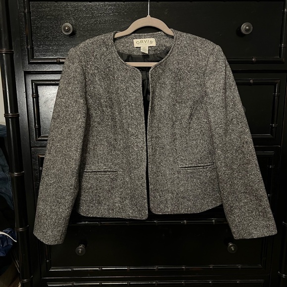 Orvis | Jackets & Coats | Orvis 0 Wool Cropped Jacket Fully Lined Like ...